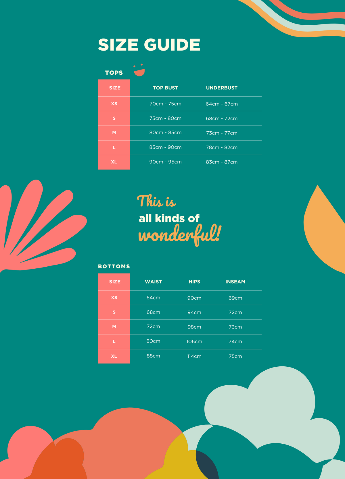 Size Guide | Activewear